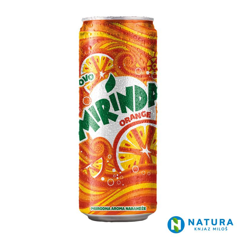 MIRINDA ORANGE CAN 0,33L | Natura Knjaz Miloš
